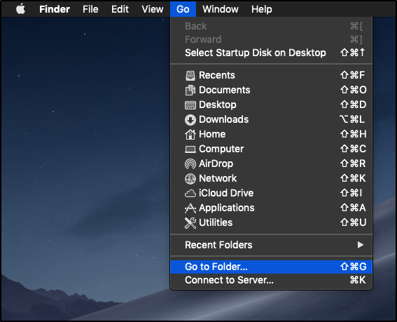 Finder-Go-GoToFolder - personalVPN.com